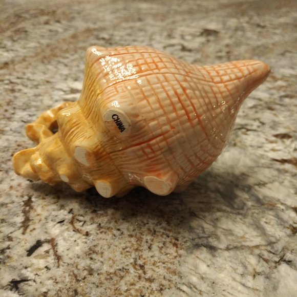 Dining | Ceramic Seashell Tea Set W Teapot Creamer Sugar | Poshmark